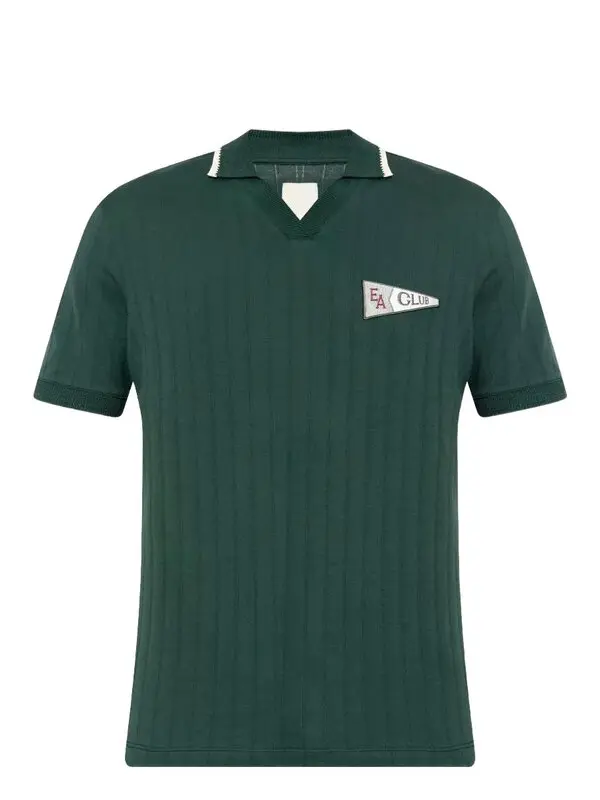 Emporio Armani Applique V-neck T-shirt - Green