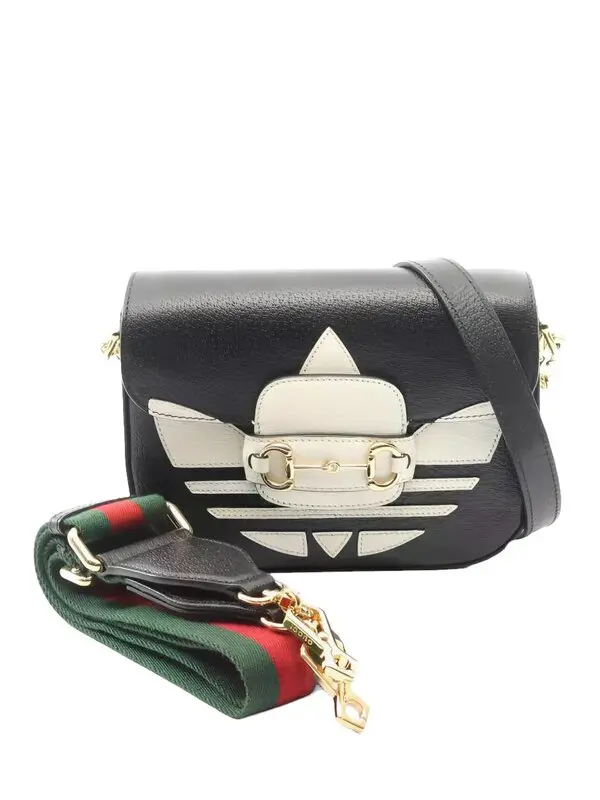 Gucci X Adidas Horsebit 1955 Shoulder Bag - Black