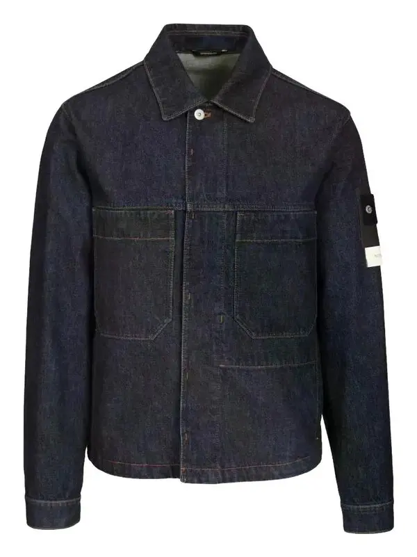 Stone Island Denim Patch Pocket Jacket - Blue