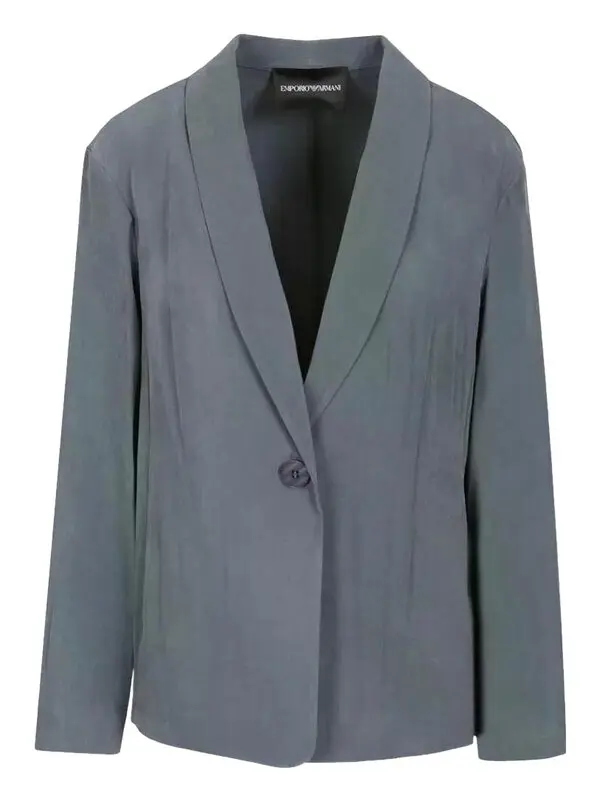 Emporio Armani One-button Blazer - Blue