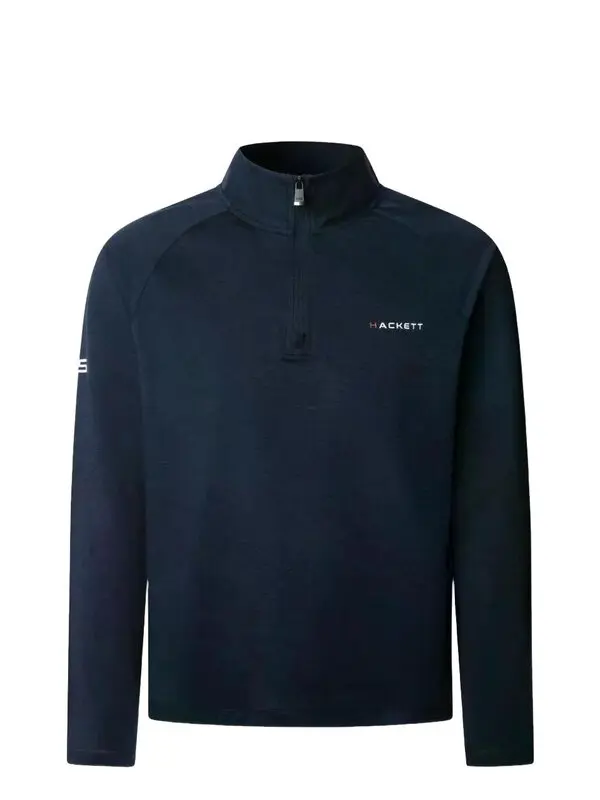 HACKETT Long-sleeved Zipped Sweatshirt - Blue