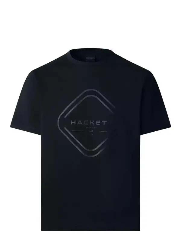 HACKETT Logo-print T-shirt - Black
