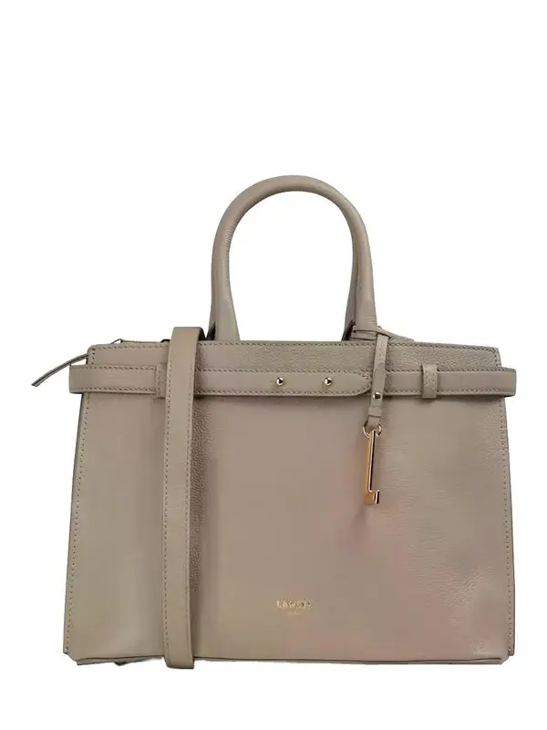LANCEL Faubourg Top-handle Leather Tote Bag - Neutrals