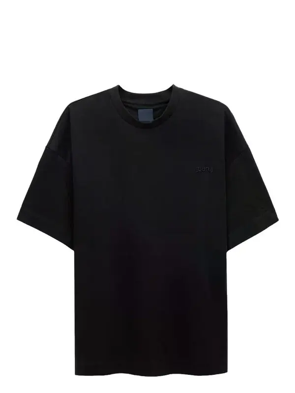 JUUN.J Print-detail T-shirt - Black