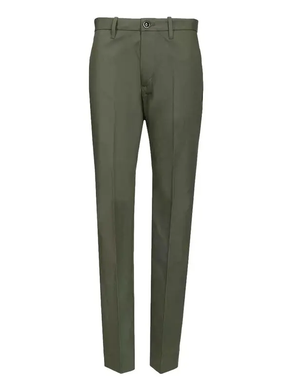 NINE:INTHE:MORNING Straight Trousers - Green
