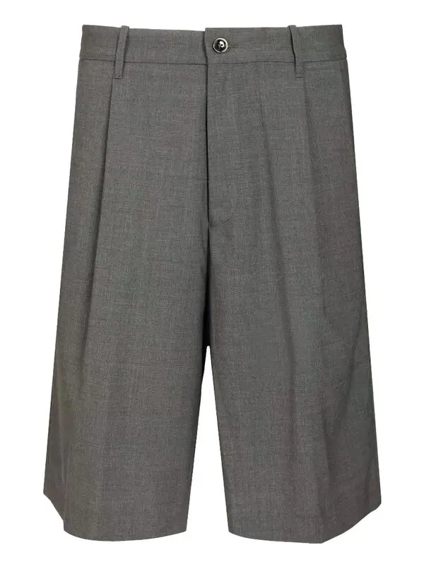 NINE:INTHE:MORNING Pleated Shorts - Grey