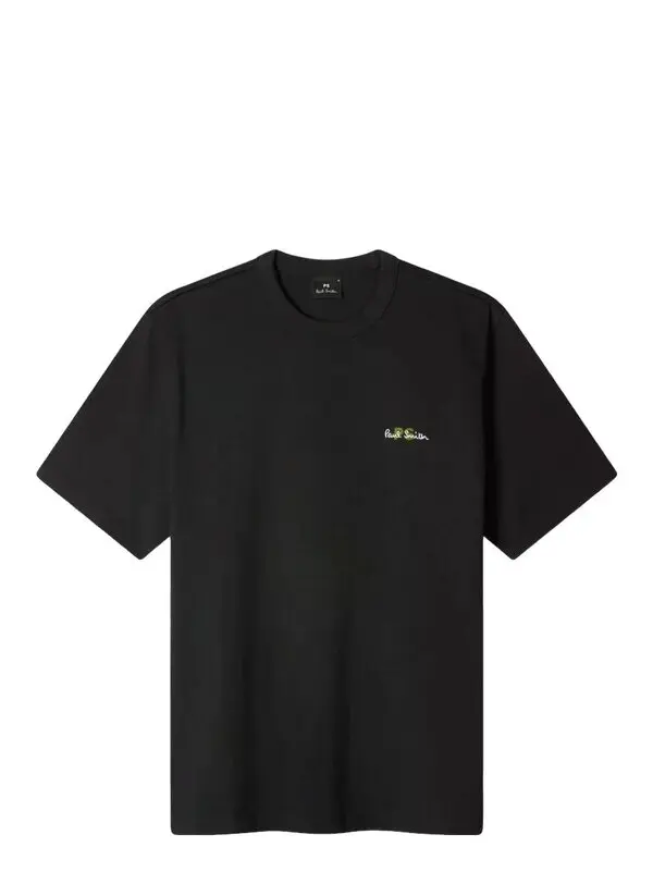 Paul Smith Logo-embroidery T-shirt - Black