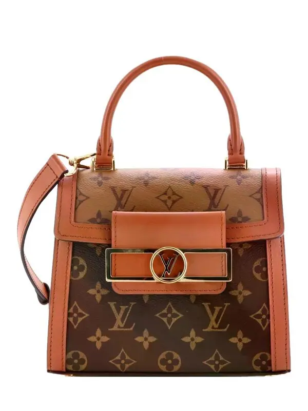 LOUIS VUITTON Dauphine Capitale Reverse Monogram Canvas - Brown