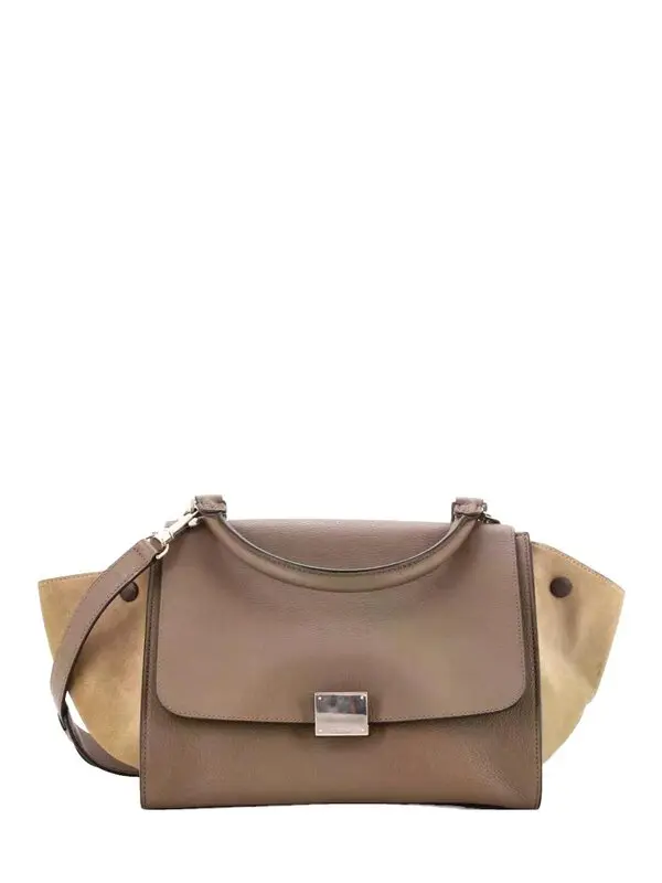 Celine Trapeze Small Satchel - Neutrals
