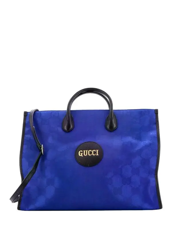 Gucci Off The Grid Gg Econyl Tote Bag - Blue