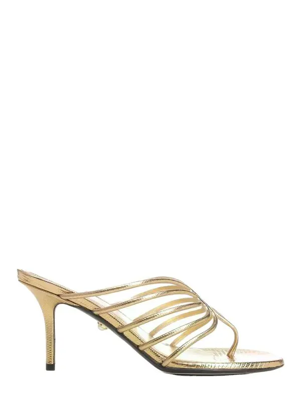 ALEVI MILANO Thong-strap Heeled Sandals - Gold