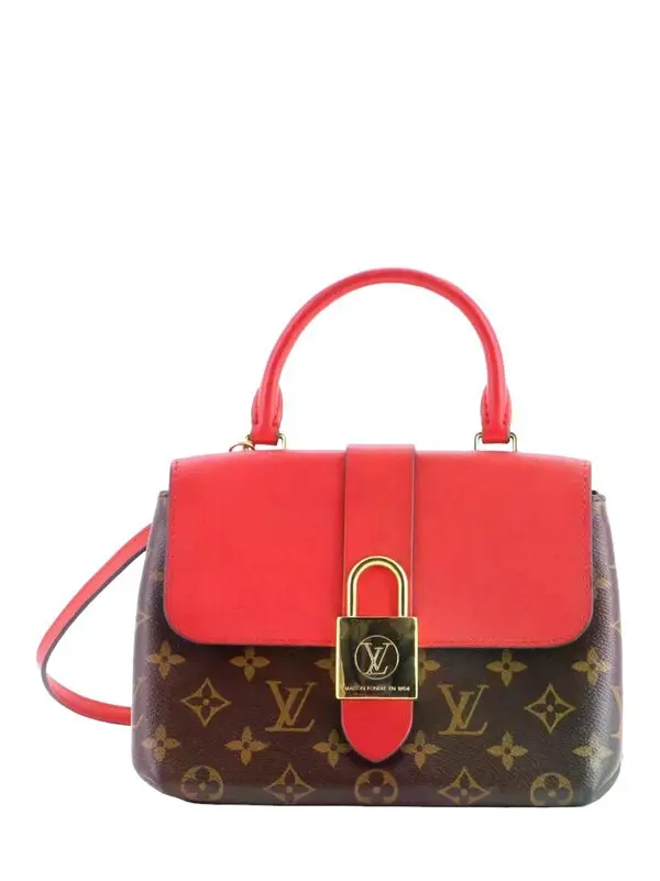 LOUIS VUITTON Locky Bb Satchel Monogram Canvas - Red