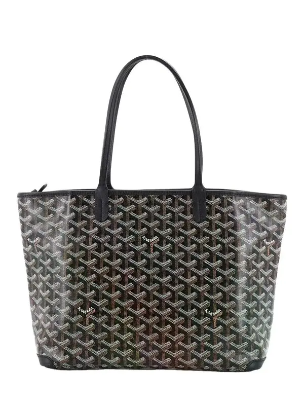 Goyard Artois Coated Canvas Pm Tote Bag - Black