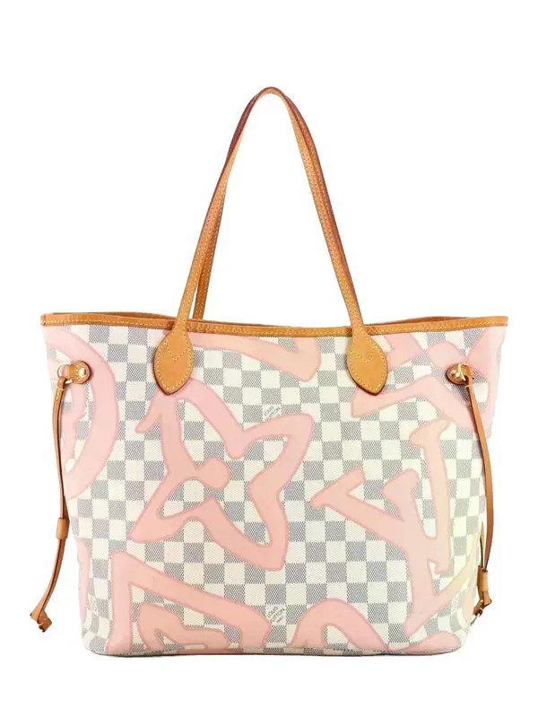 LOUIS VUITTON Neverfull Nm Limited Edition Damier Tahitienne Mm Tote Bag - Neutrals