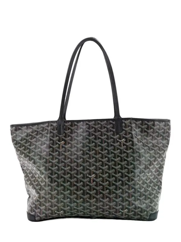 Goyard Artois Mm Tote Coated Canvas Shoulder Bag - Black