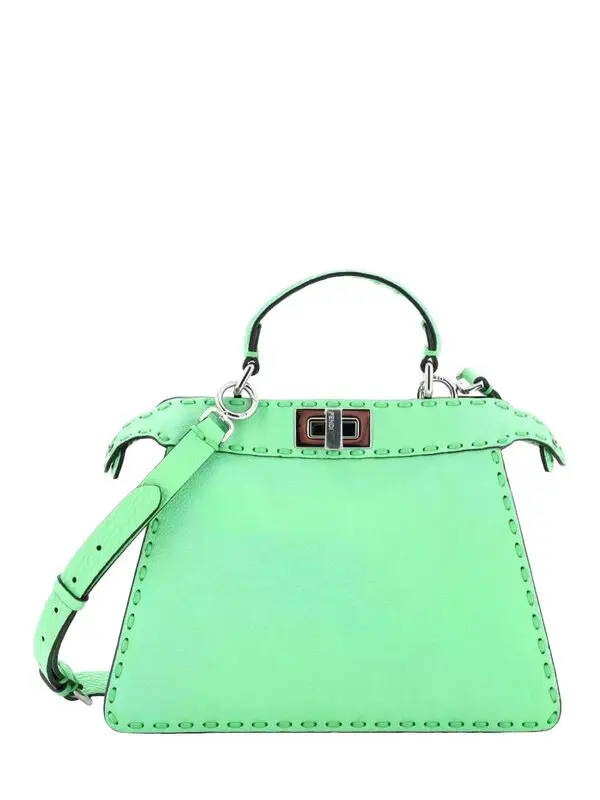 Fendi Selleria Peekaboo Iseeu Small Satchel - Green