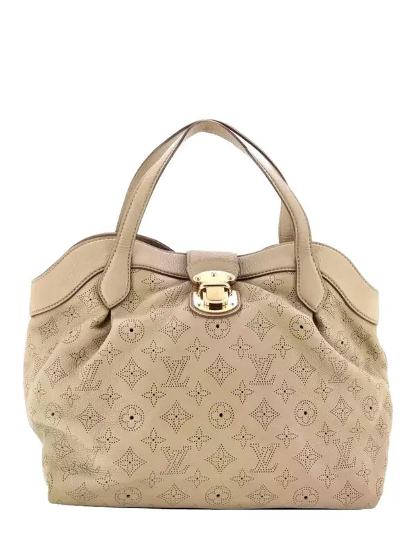 LOUIS VUITTON Cirrus Pm Tote Bag Mahina Leather - Neutrals