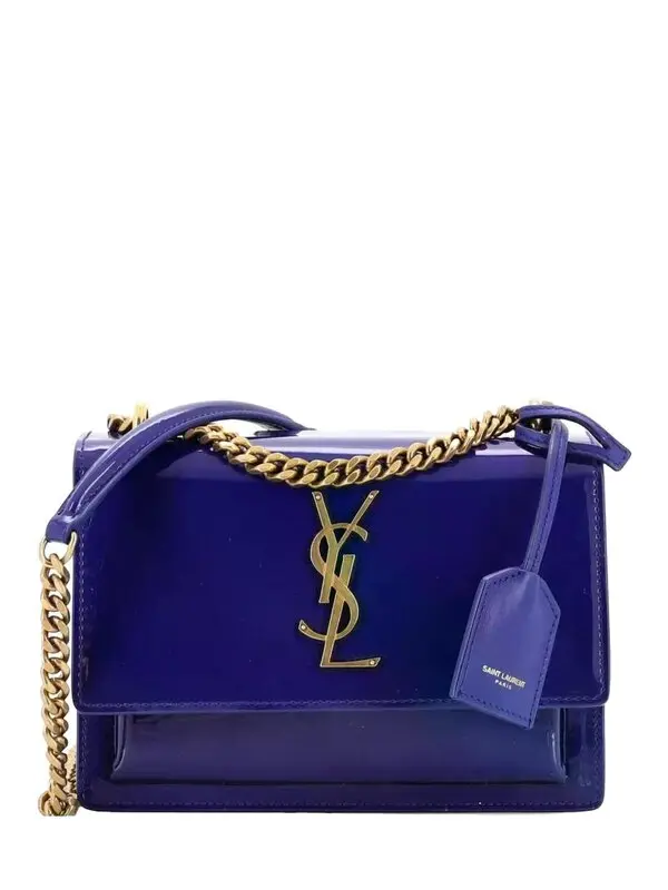 Saint Laurent Sunset Small Crossbody Bag - Blue