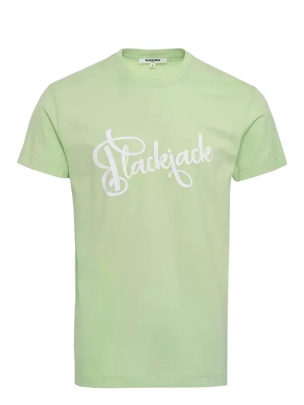 BLACKJACK Logo-print T-shirt - Green