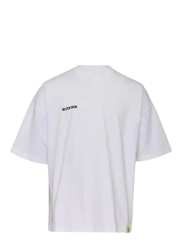 BLACKJACK Oversized Graphic T-shirt - White