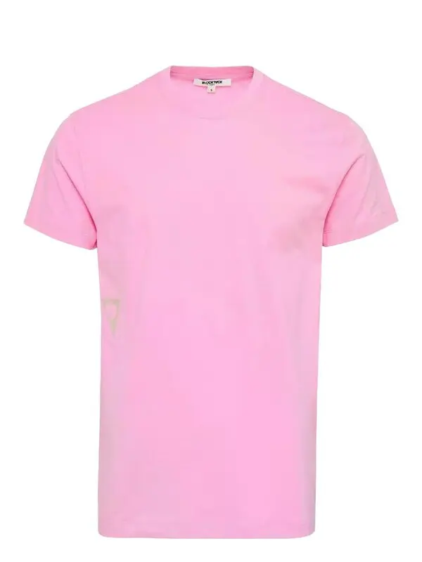 BLACKJACK Embroidered Logo T-shirt - Pink