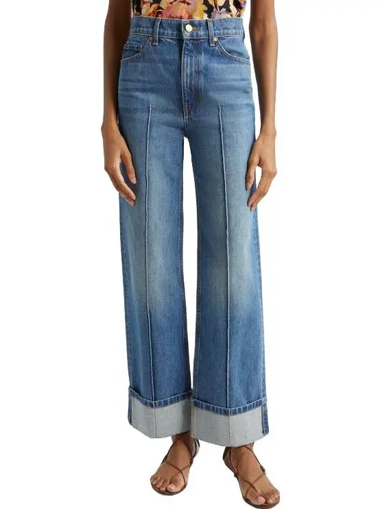 Ulla Johnson Genevieve Pintuck Jeans - Danube