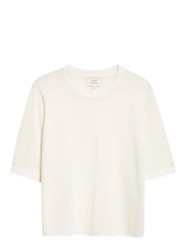Loulou De Saison Nala Cashmere T-shirt - Ivory