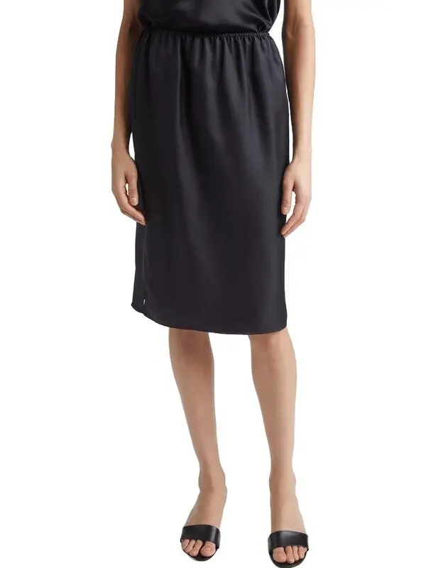 Loulou De Saison Vasali Silk Skirt - Black