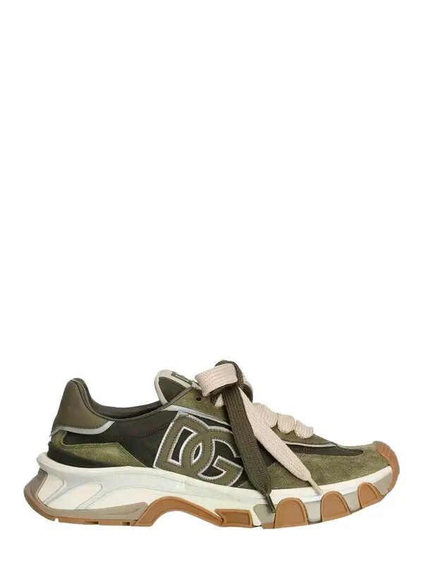 Dolce & Gabbana Dg Country Road Fabric Sneakers - Green