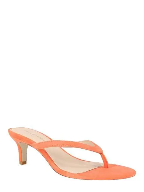 Pelle Moda Effi 4 Flip Flop - Tangerine Suede