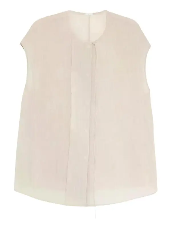 YEAREAST Sleeveless Blouse - Neutrals
