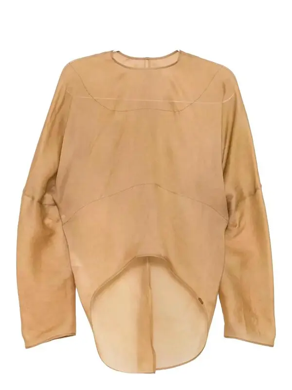 YEAREAST Silk Blouse - Brown