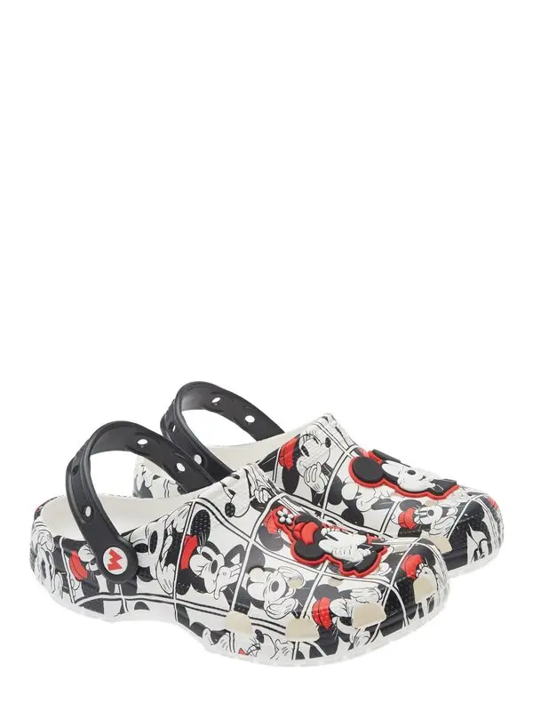 CROCS Mickey & Minnie Classic Clog - White Multi