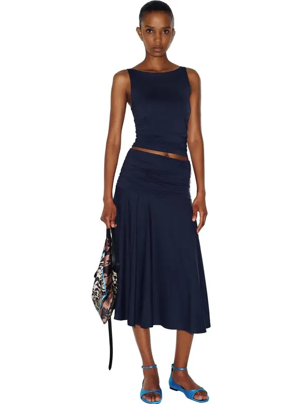 REFORMATION Demi Knit Two-piece Set - Blue