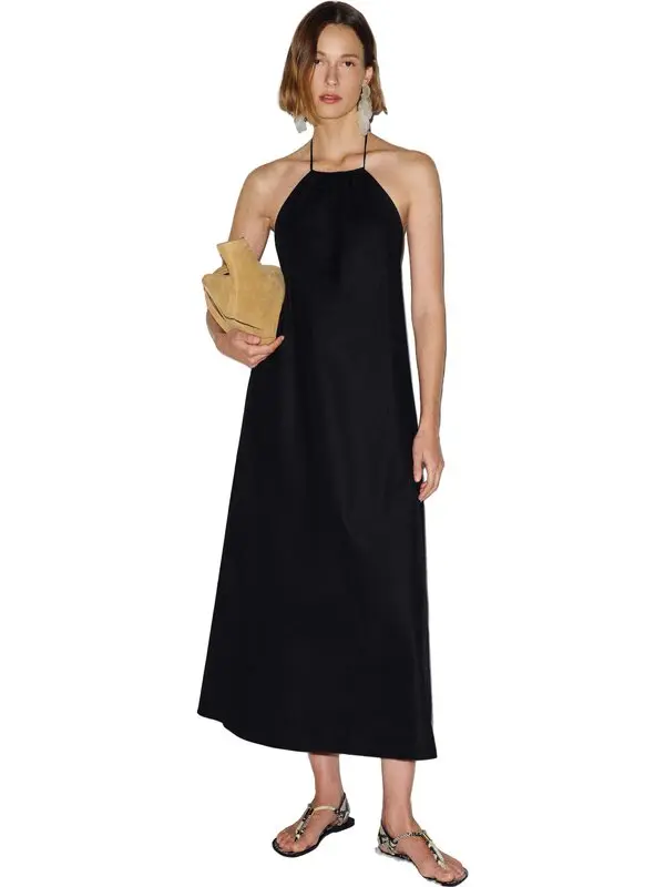 REFORMATION Welsh Maxi Dress - Black