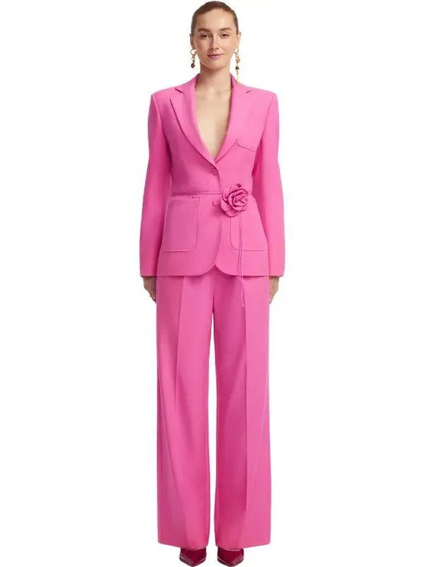 LEO LIN Vesper Fitted Blazer - Fuchsia