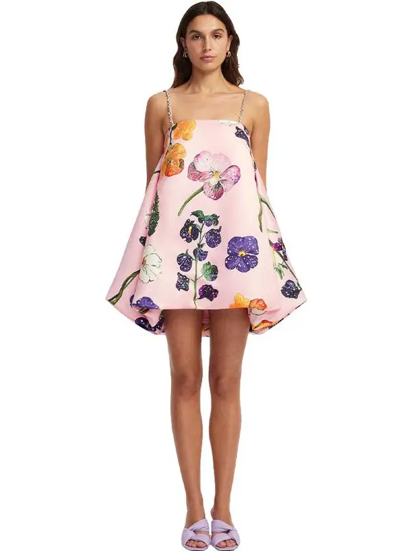 LEO LIN Patsy Embellished Mini Dress - Wildbloom