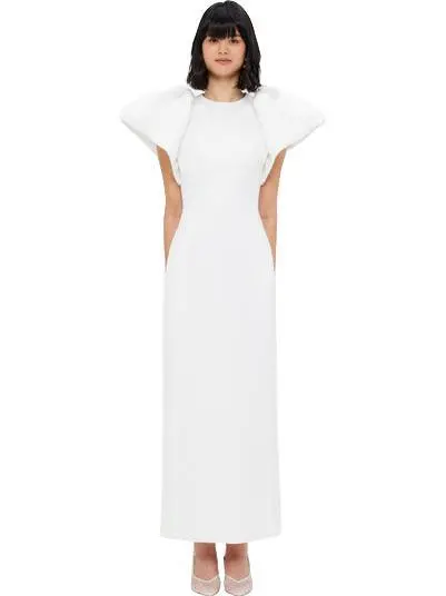LEO LIN Lucinda Beaded Maxi Dress - Snow