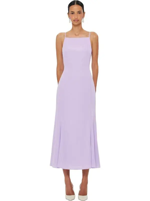 LEO LIN Regina Midi Dress - Lilac