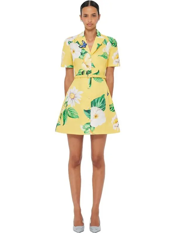 LEO LIN Brigitte Mini Dress - Joie Print In Sunshine