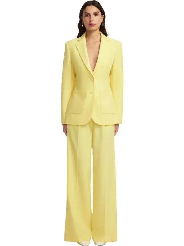 LEO LIN Elisha Wide Leg Pants - Limoncello