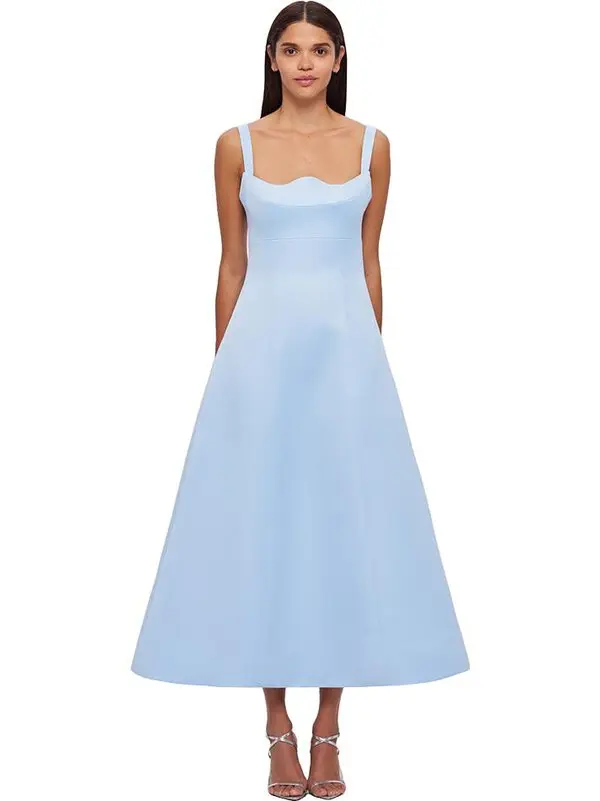LEO LIN Odette Midi Dress - Sky Blue