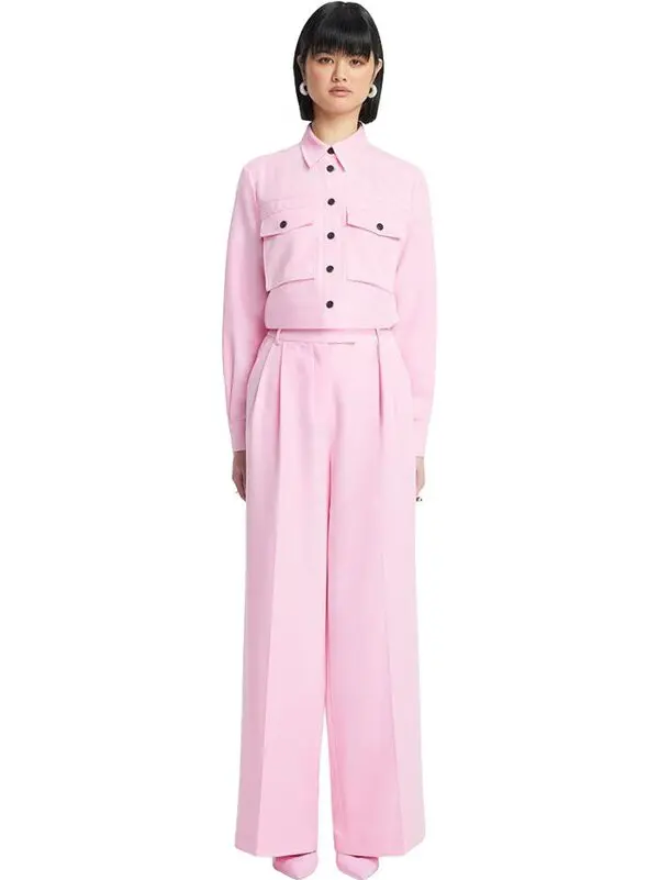 LEO LIN Elisha Wide Leg Pants - Baby Pink