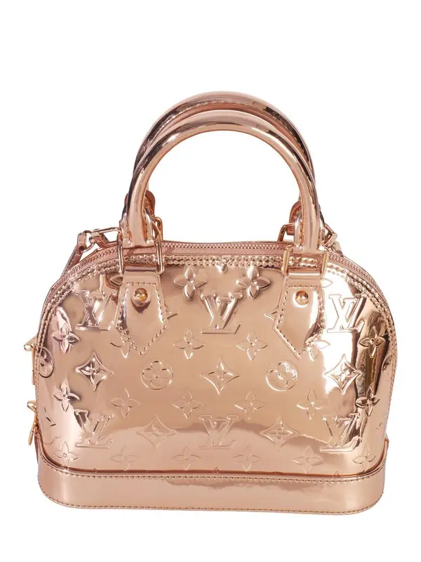 LOUIS VUITTON Monogram Miroir Alma Bb - Pink
