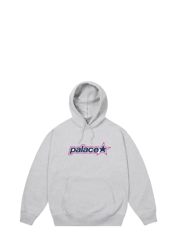 PALACE P Star Hood - Grey