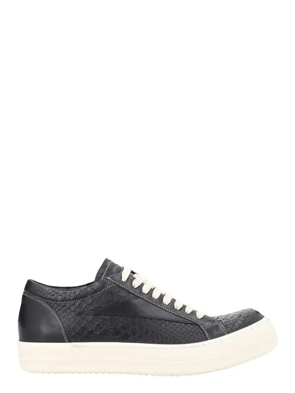 Rick Owens Concordians Vintage Low Python - Black