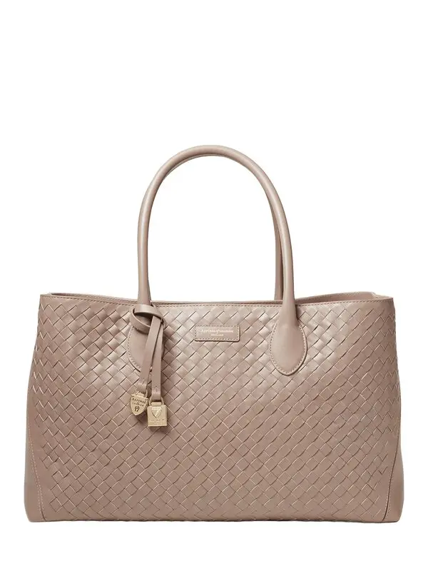 ASPINAL OF LONDON Leather London Tote Bag - Neutral