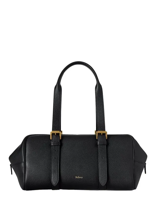 Mulberry Leather Boston Shoulder Bag - Black