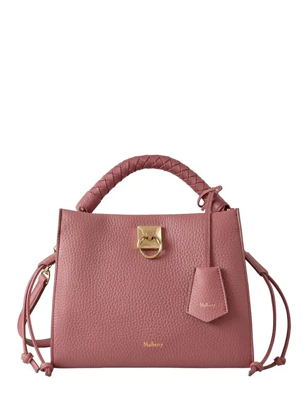 Mulberry Small Leather Iris Shoulder Bag - Pink