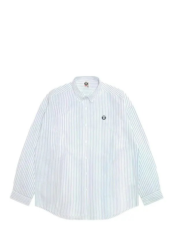 AAPE BY *A BATHING APE Striped Shirt - White